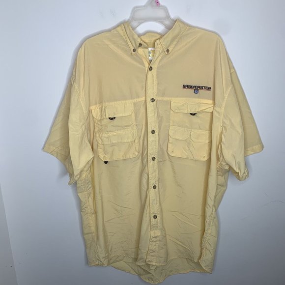 Bass Pro Shops | Shirts | Bass Pro Shops Bass Master Mens Xxl Yellow ...